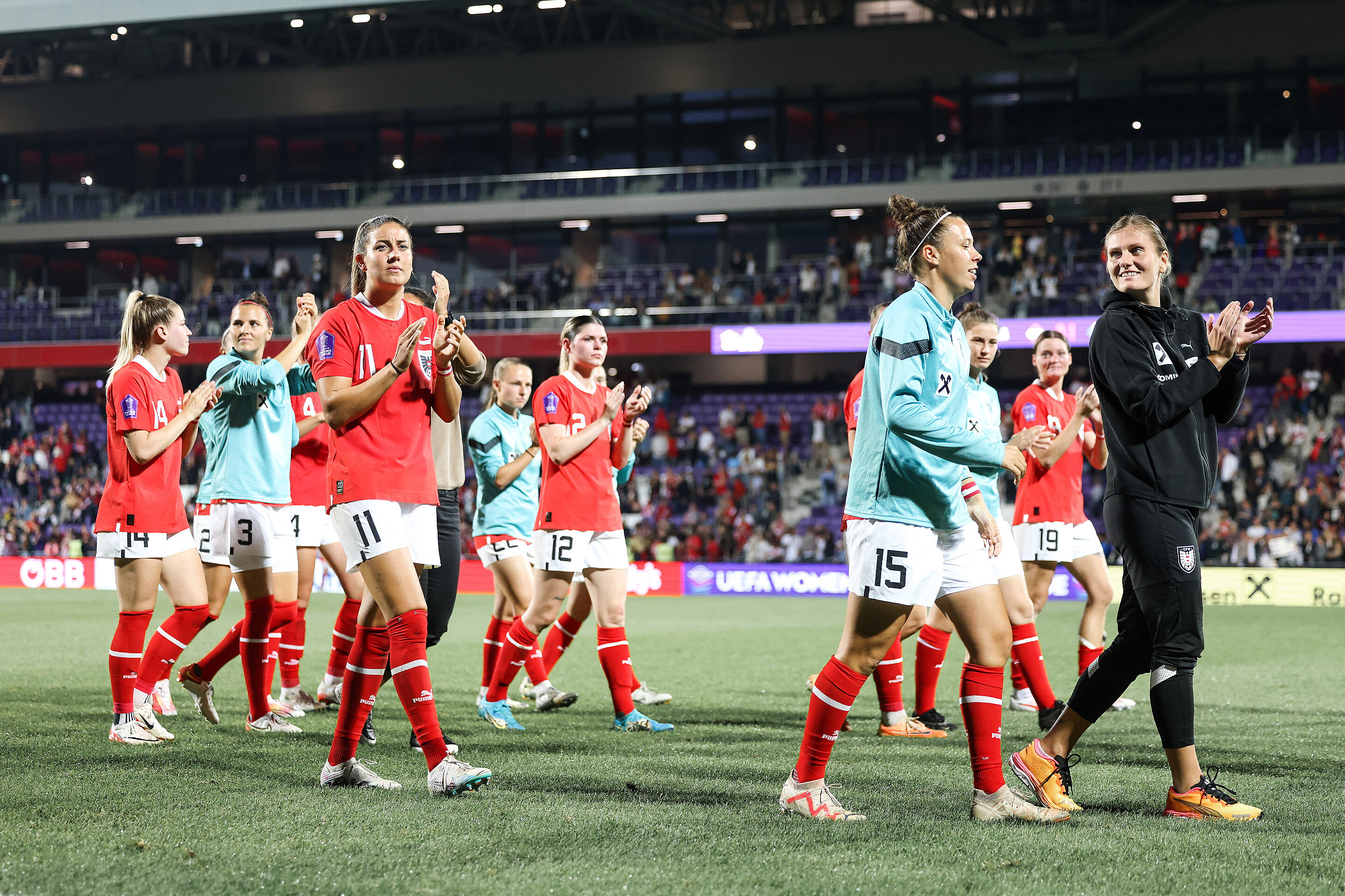 Frauen-Nationalteam im Viola Park um EM-Ticket