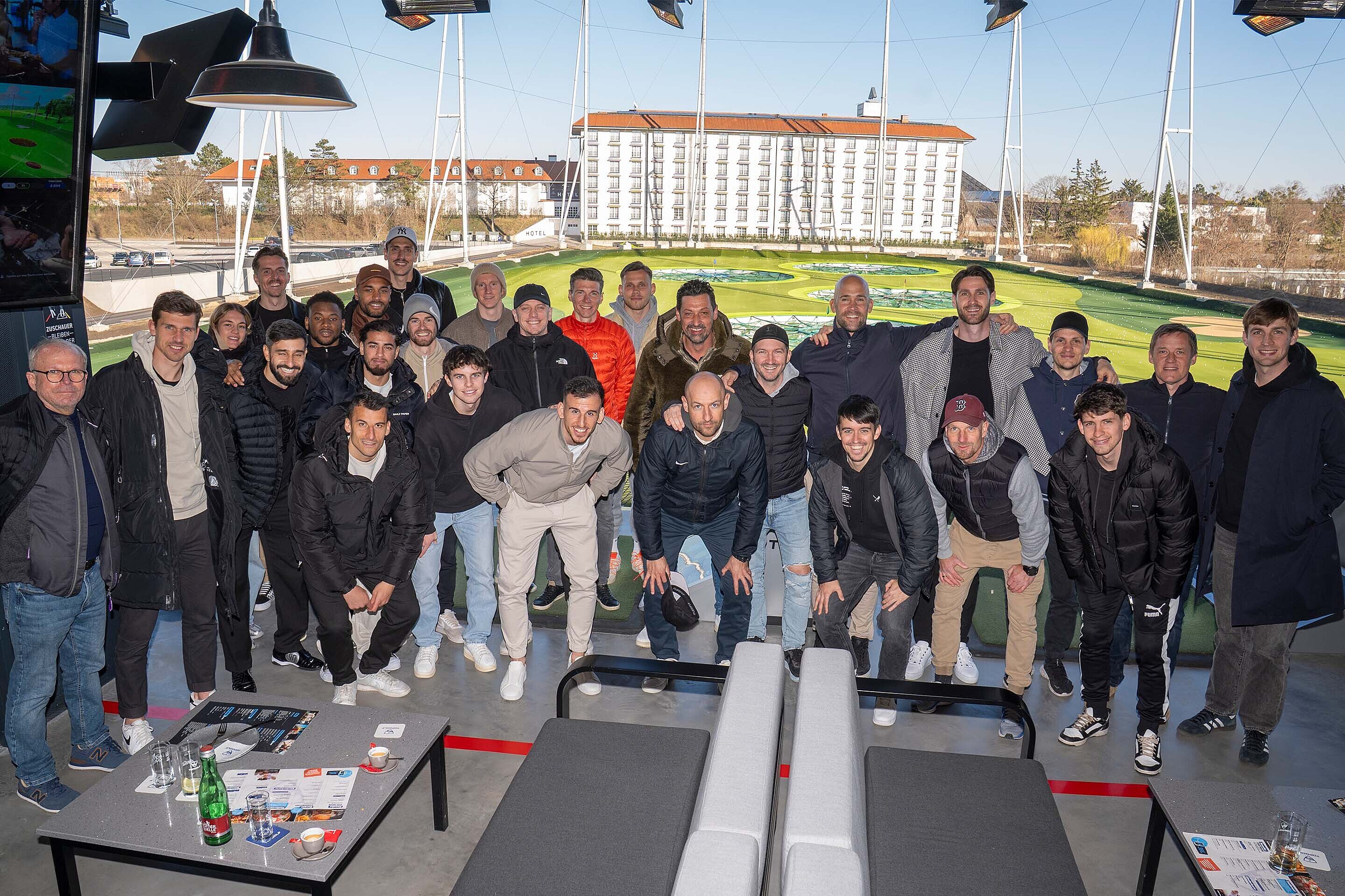 Team building event at Topgolf Vienna