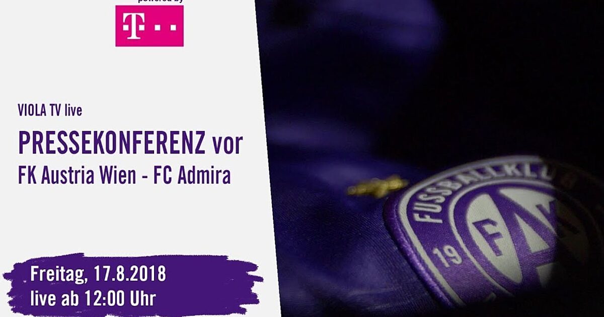 Viola TV live: Pressetalk vor dem Heimspiel